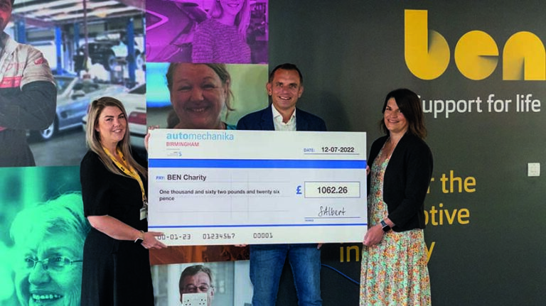 Support shown for Ben automotive charity Support shown for charity Ben