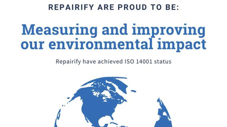 Repairify celebrates ISO 14001 accreditation